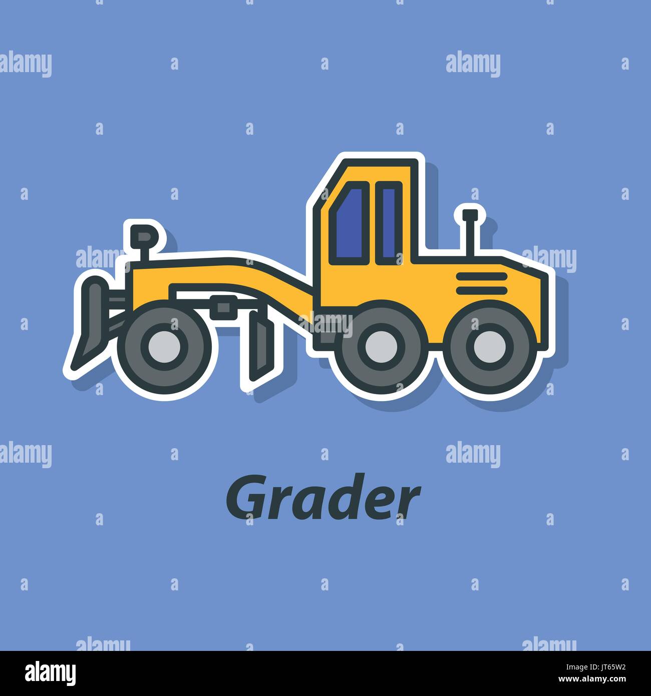 Grader Stock Vector Images - Alamy