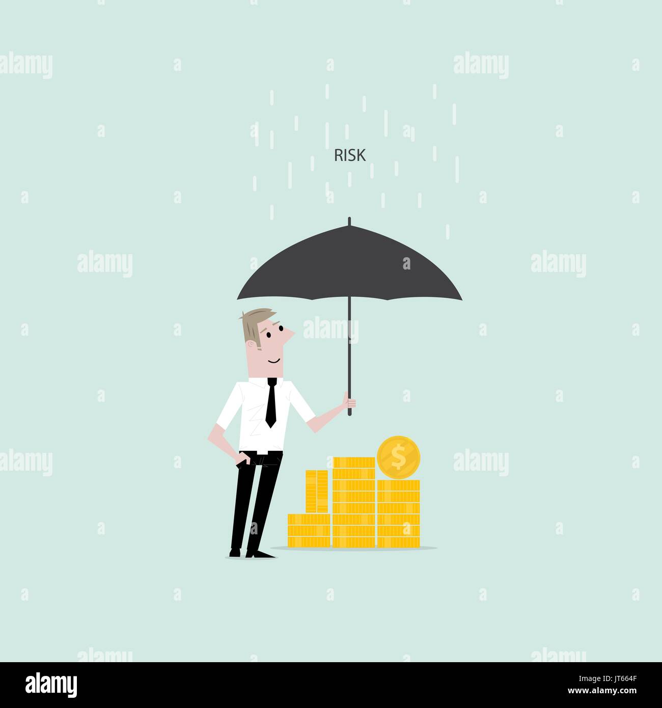 Manager,office worker or businessman with the beard holding an open ...