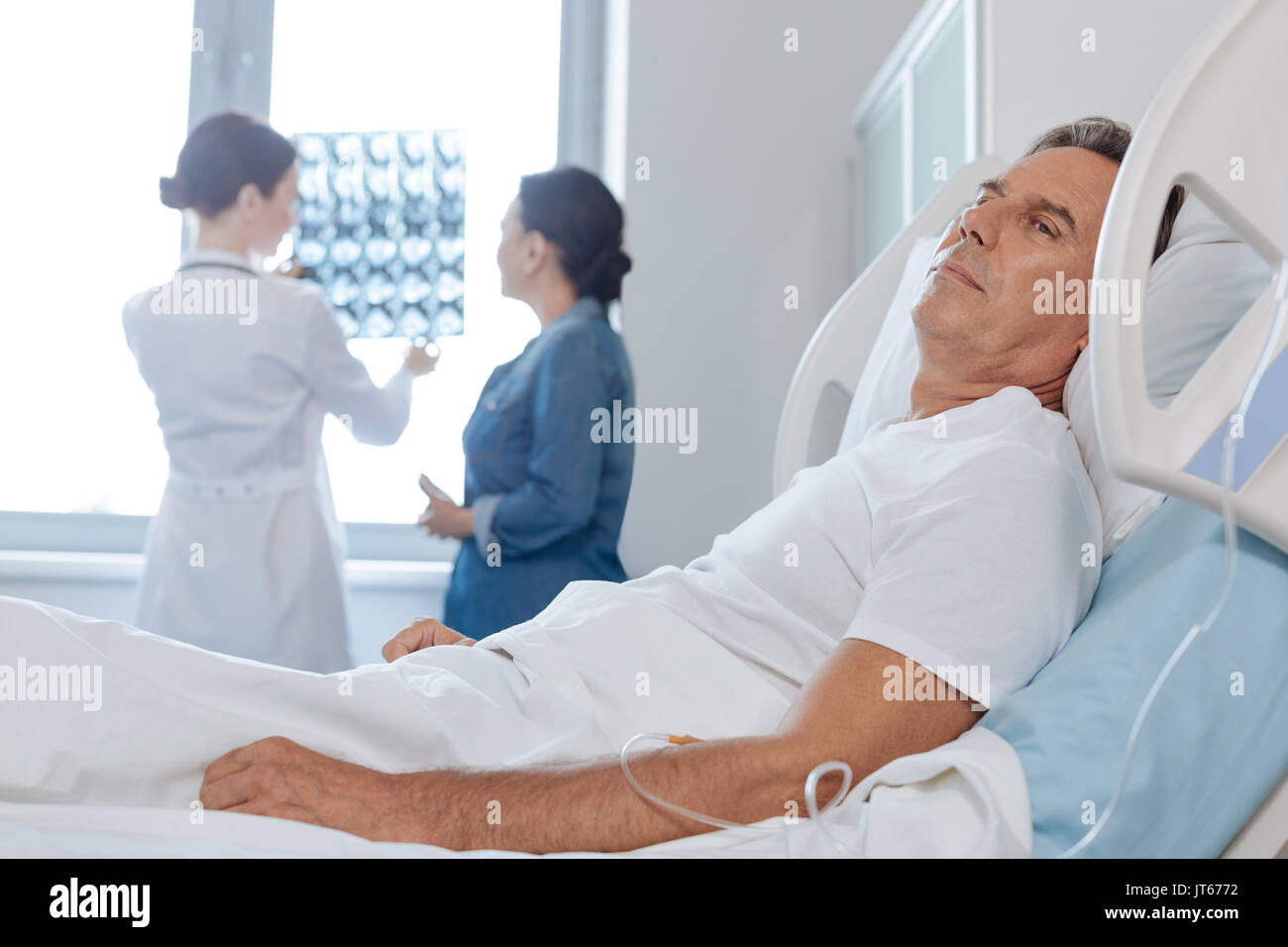 Depressed patient at doctor hi-res stock photography and images - Alamy