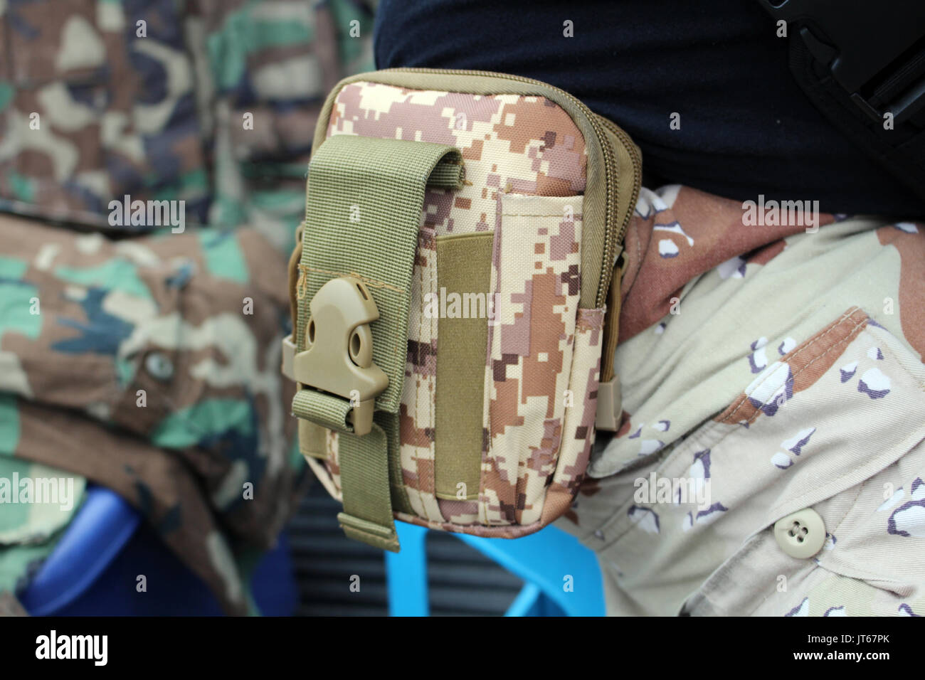 pocket military bag Stock Photo - Alamy