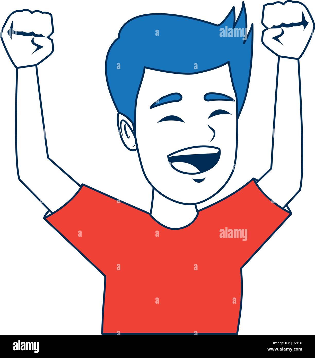 happy boy portrait smiling character Stock Vector Image & Art - Alamy