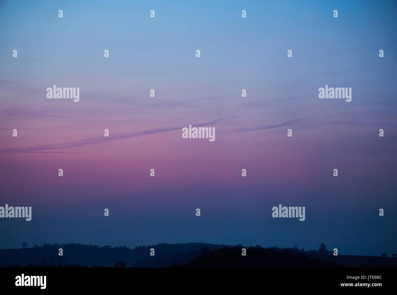 Sky in the blue hour hi-res stock photography and images - Alamy