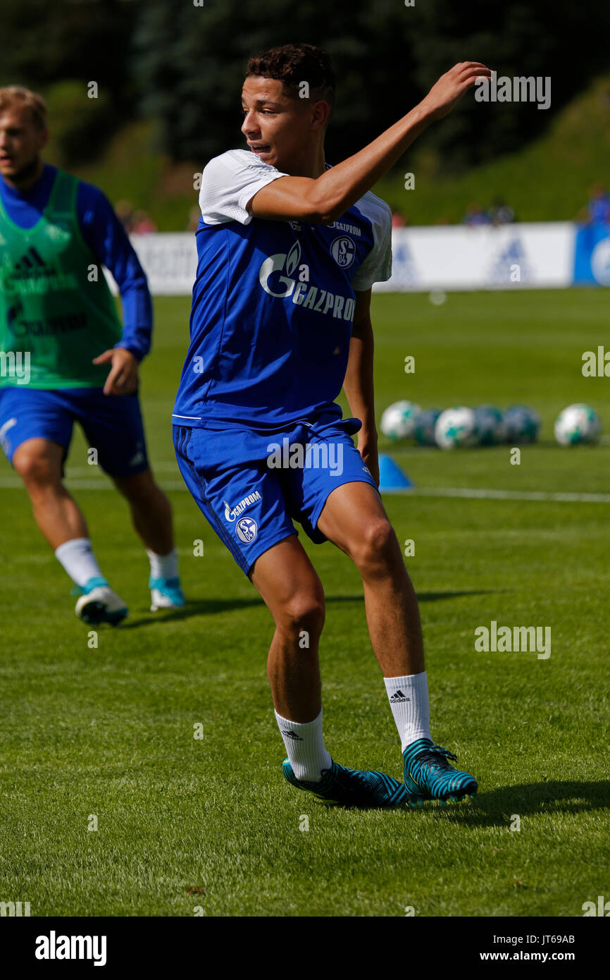 Amine Harit at high speed - 27.07.2017, Soccer camp in Mittersill ...