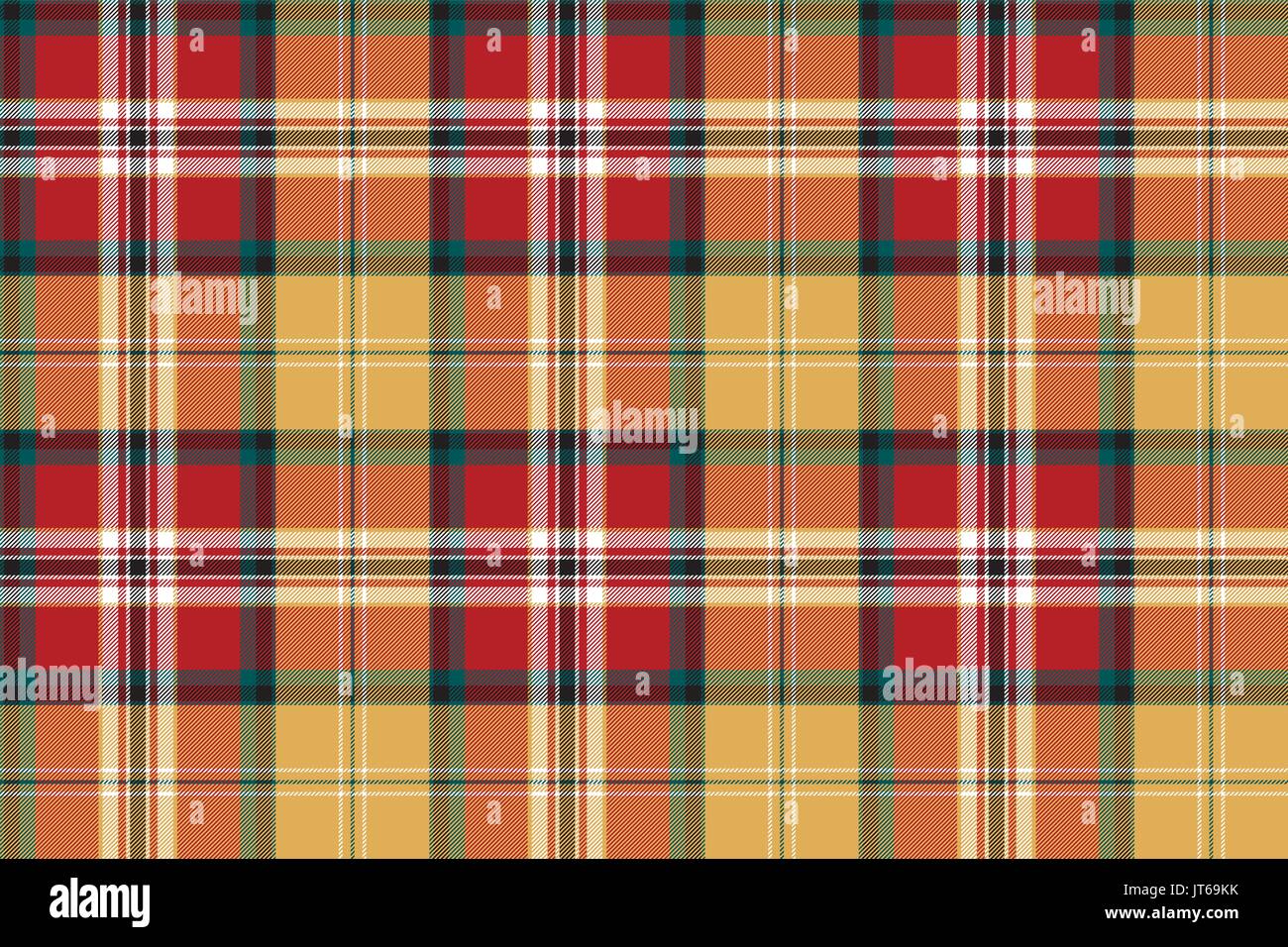 Color plaid seamless pattern. Vector illustration Stock Vector Image ...