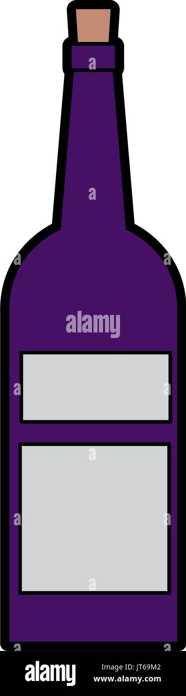 Glass bottle row Stock Vector Images - Alamy