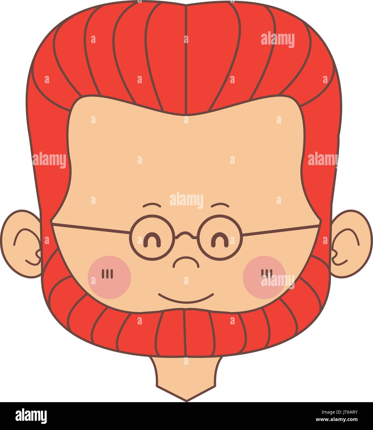 cartoon man face avatar character male cute Stock Vector Image & Art ...
