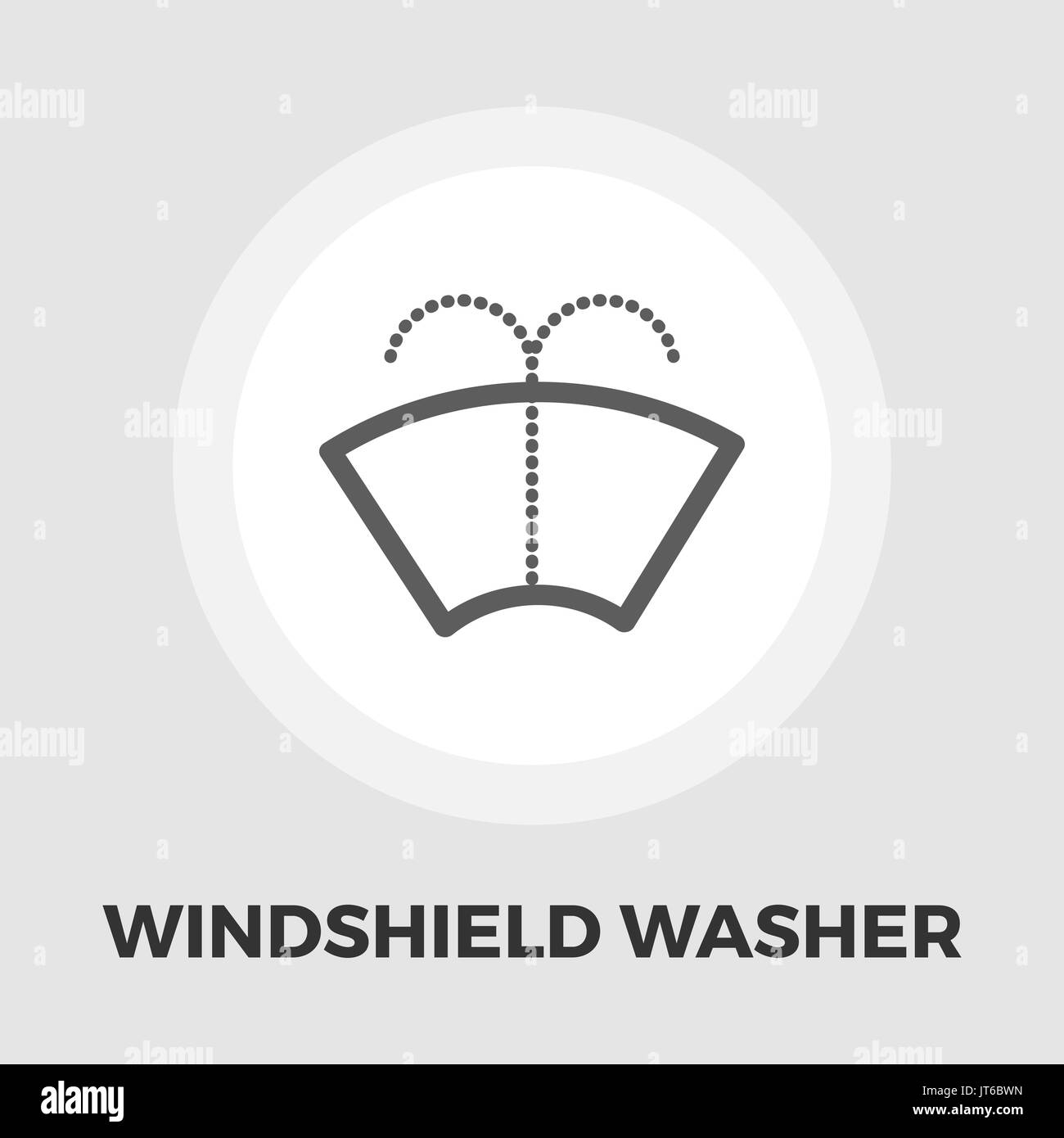 Car wiper icon vector. Flat icon isolated on the white background ...