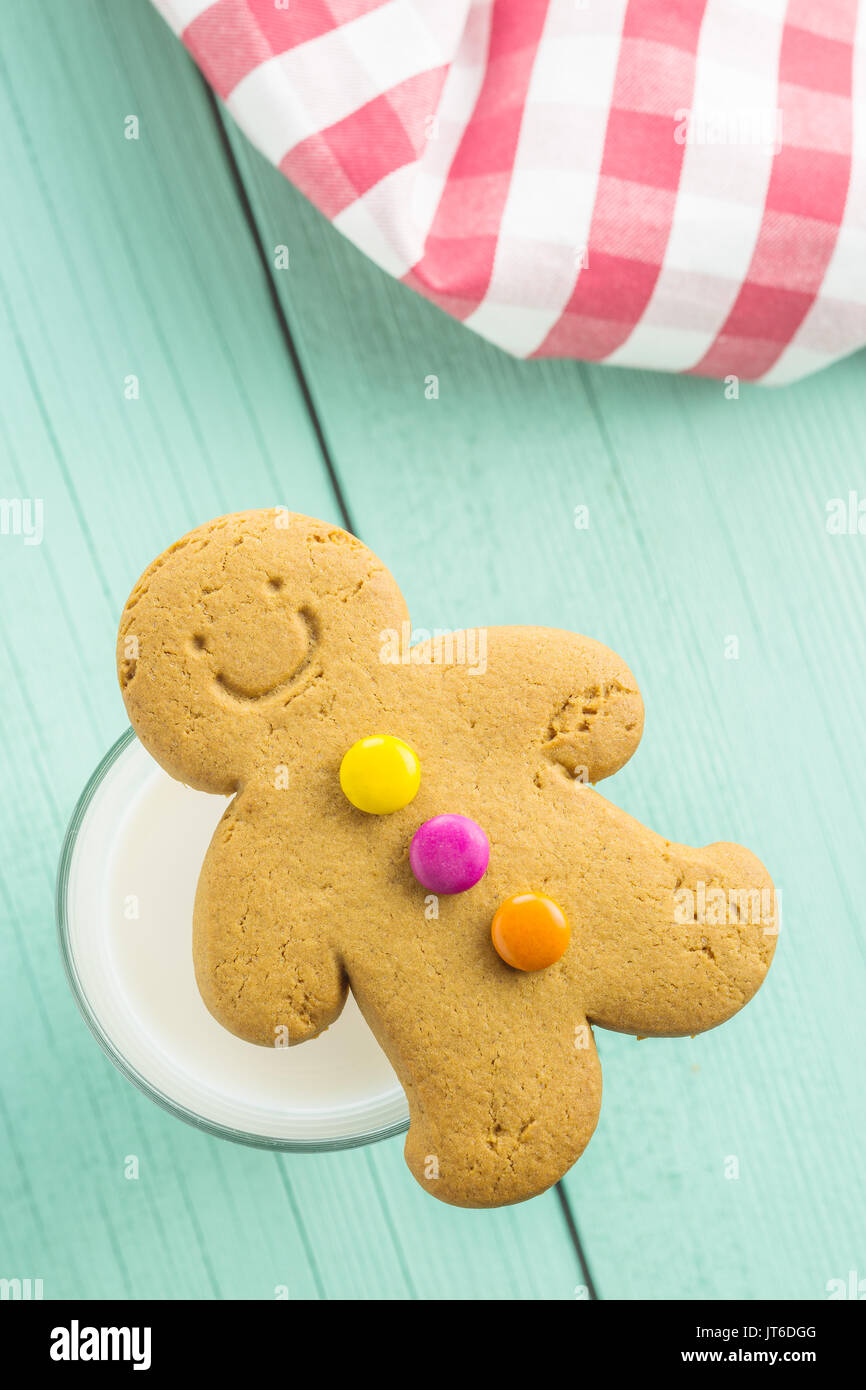 Gingerbread man and cookies Stock Photo - Alamy