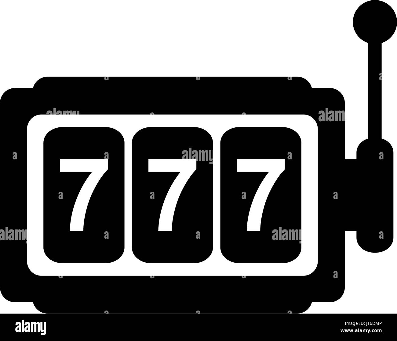 Lucky seven slot Black and White Stock Photos & Images - Alamy