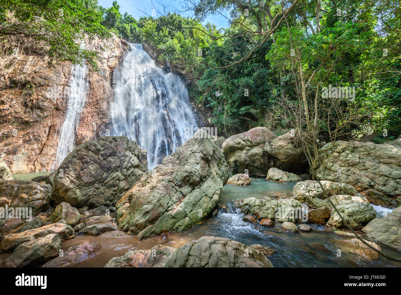 Thailand jungle waterfalls hi-res stock photography and images - Alamy
