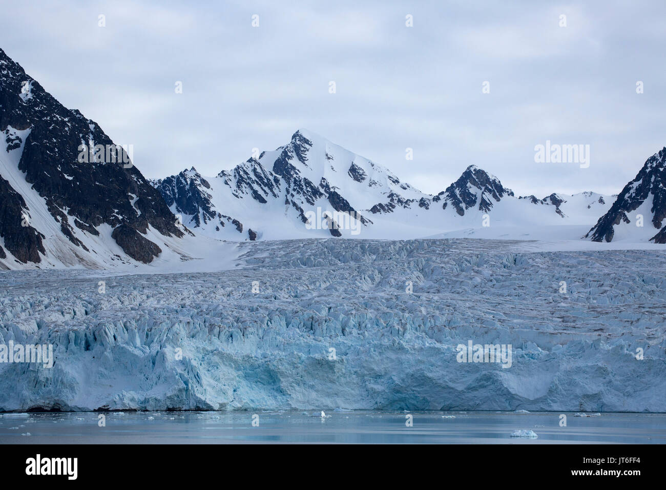The Monaco Breen Glacier, Taken in June, Spitsbergen, Svalbard, Norway ...