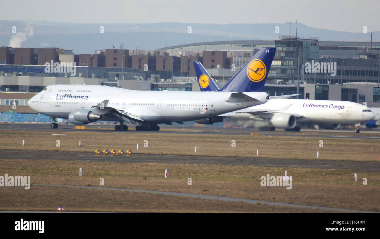 FRANKFURT, GERMANY - FEB 28th, 2015: The Lufthansa Boeing 747 - MSN ...
