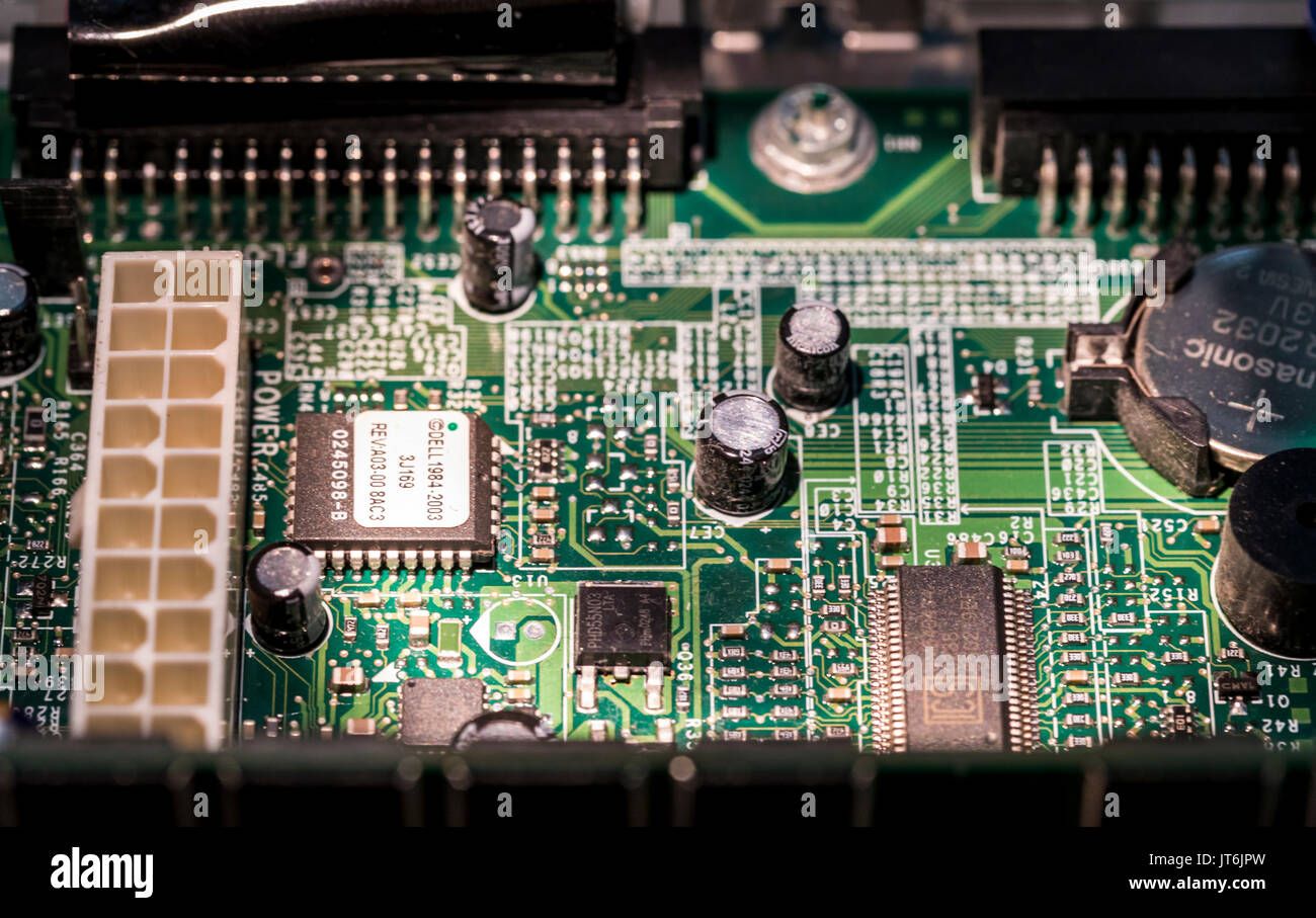 Computer components. Technology Stock Photo - Alamy