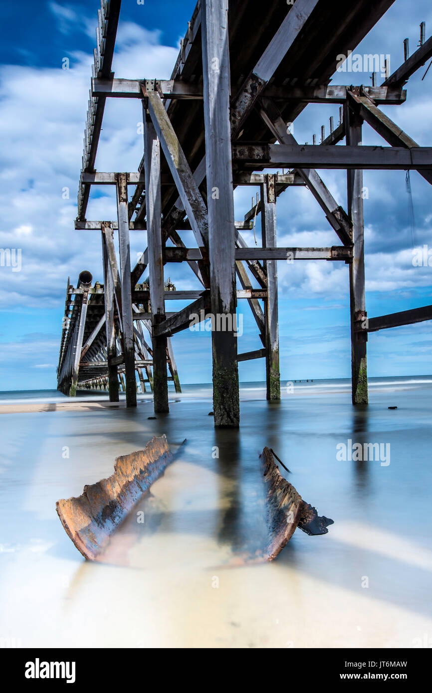 Steetley Pier Hartlepool Stock Photo - Alamy