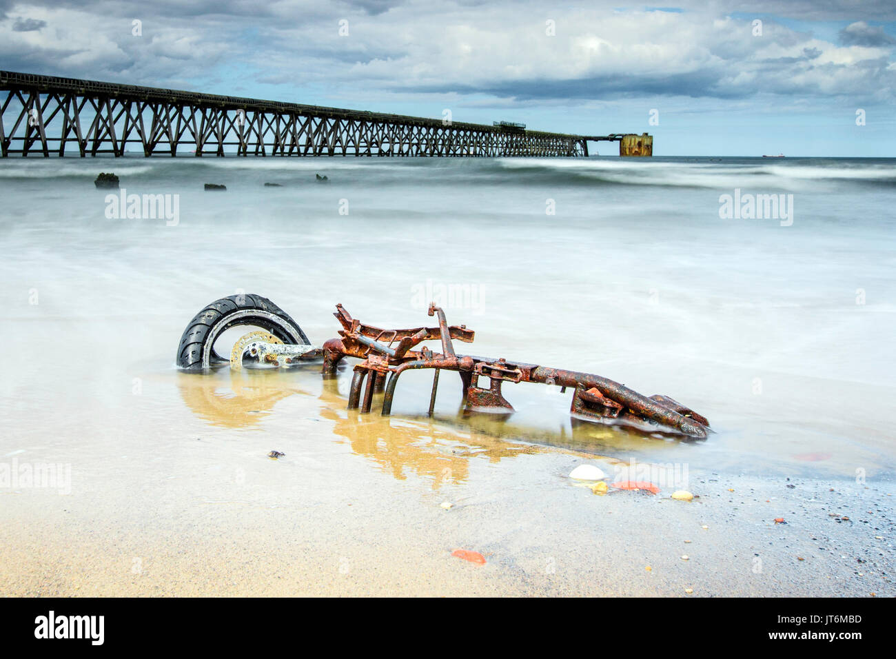 Steetley Pier Hartlepool Stock Photo - Alamy
