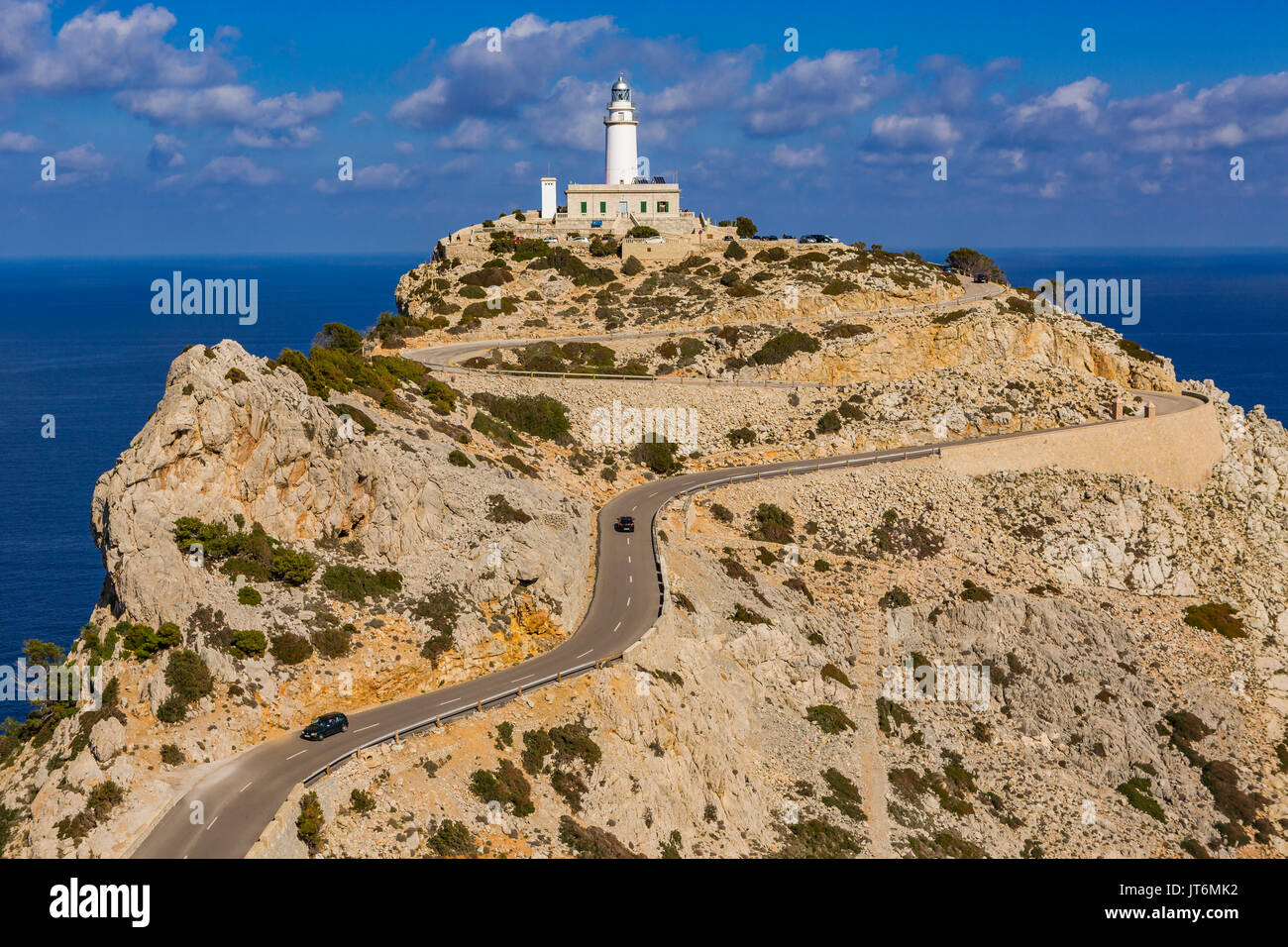 Formentor Lighthouse on Cap de Formentor, Majorca, Balearic Islands ...