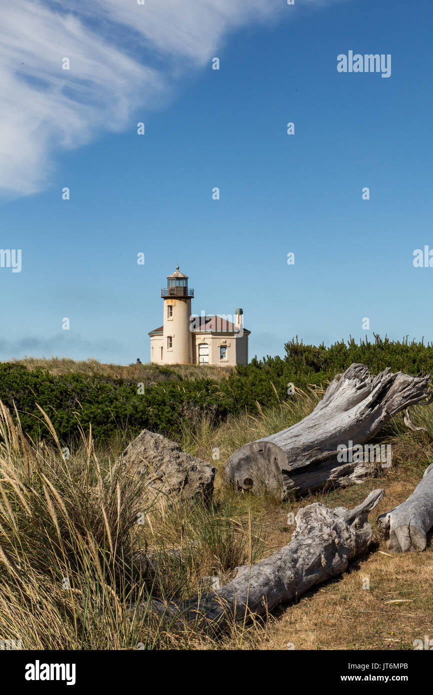 Coquille River lighthouse Stock Photo - Alamy