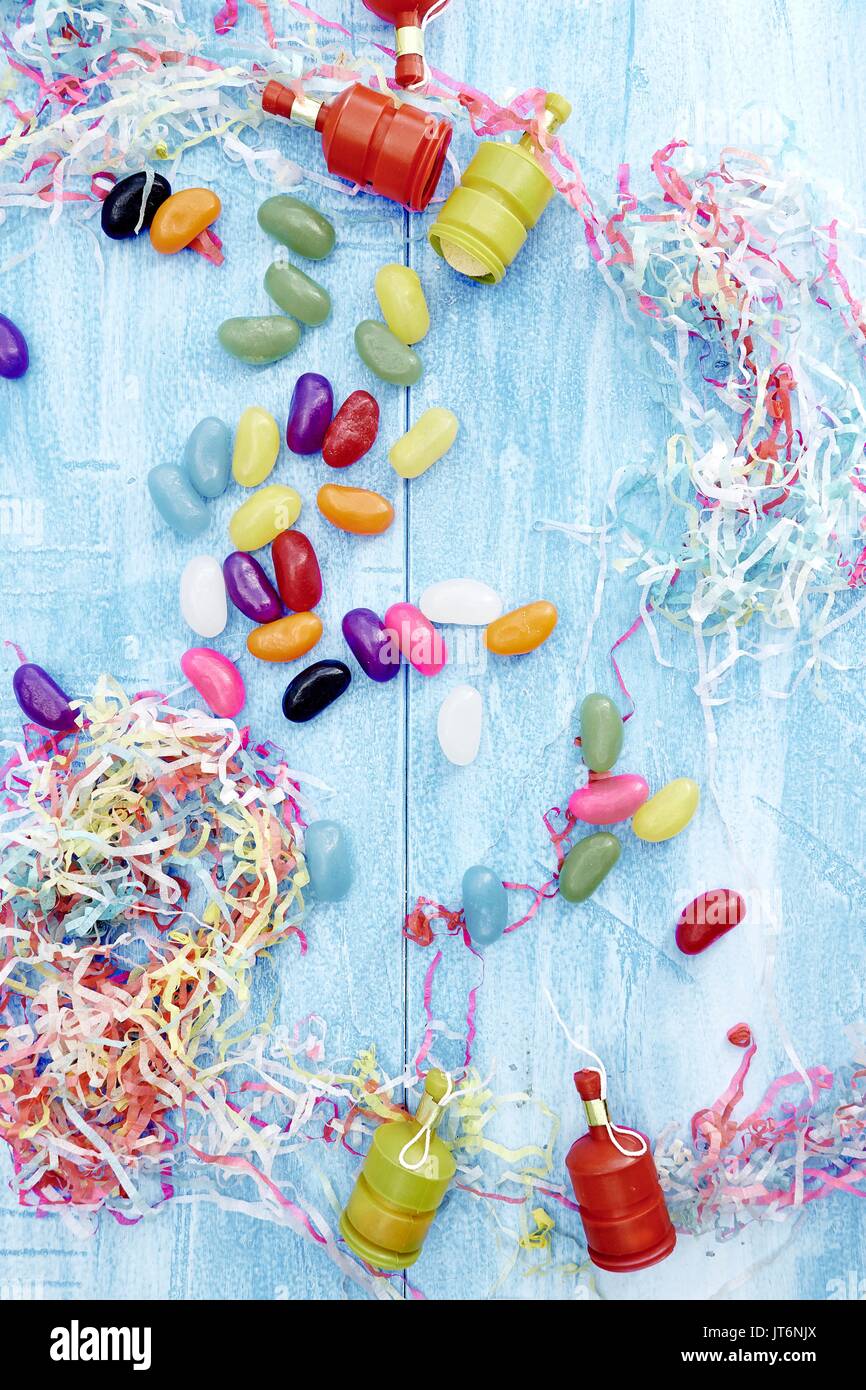A studio photo of party poppers Stock Photo - Alamy