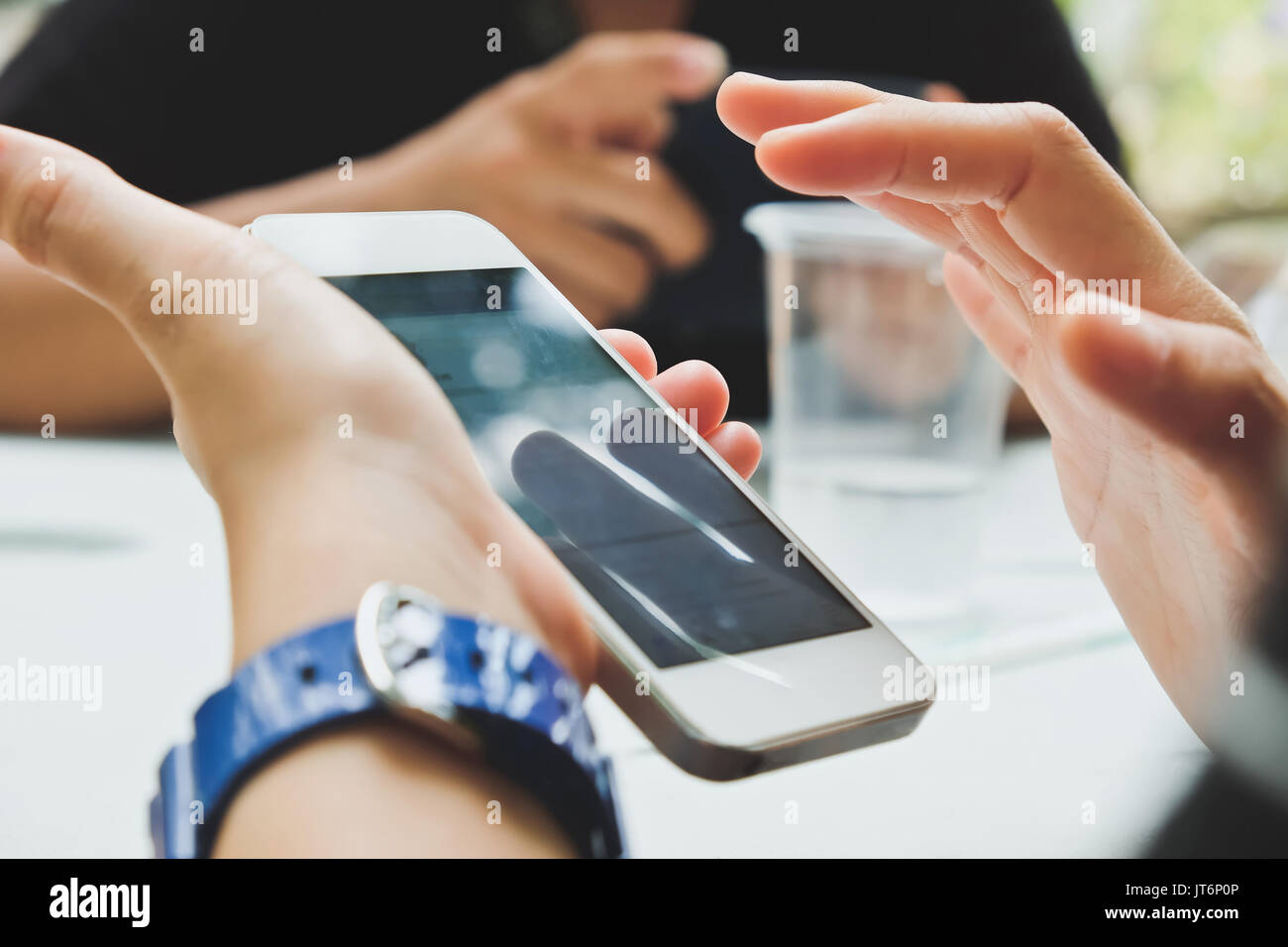 image of using smart phone background,Mobile devices Stock Photo - Alamy