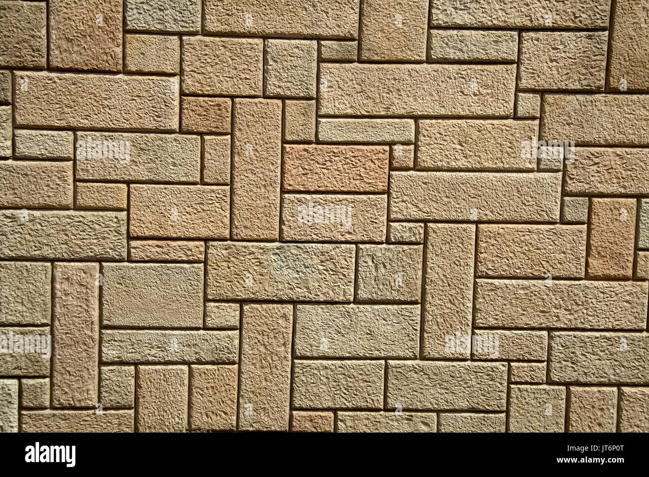 View of section of well laid out and neatly dressed stone wall Stock ...