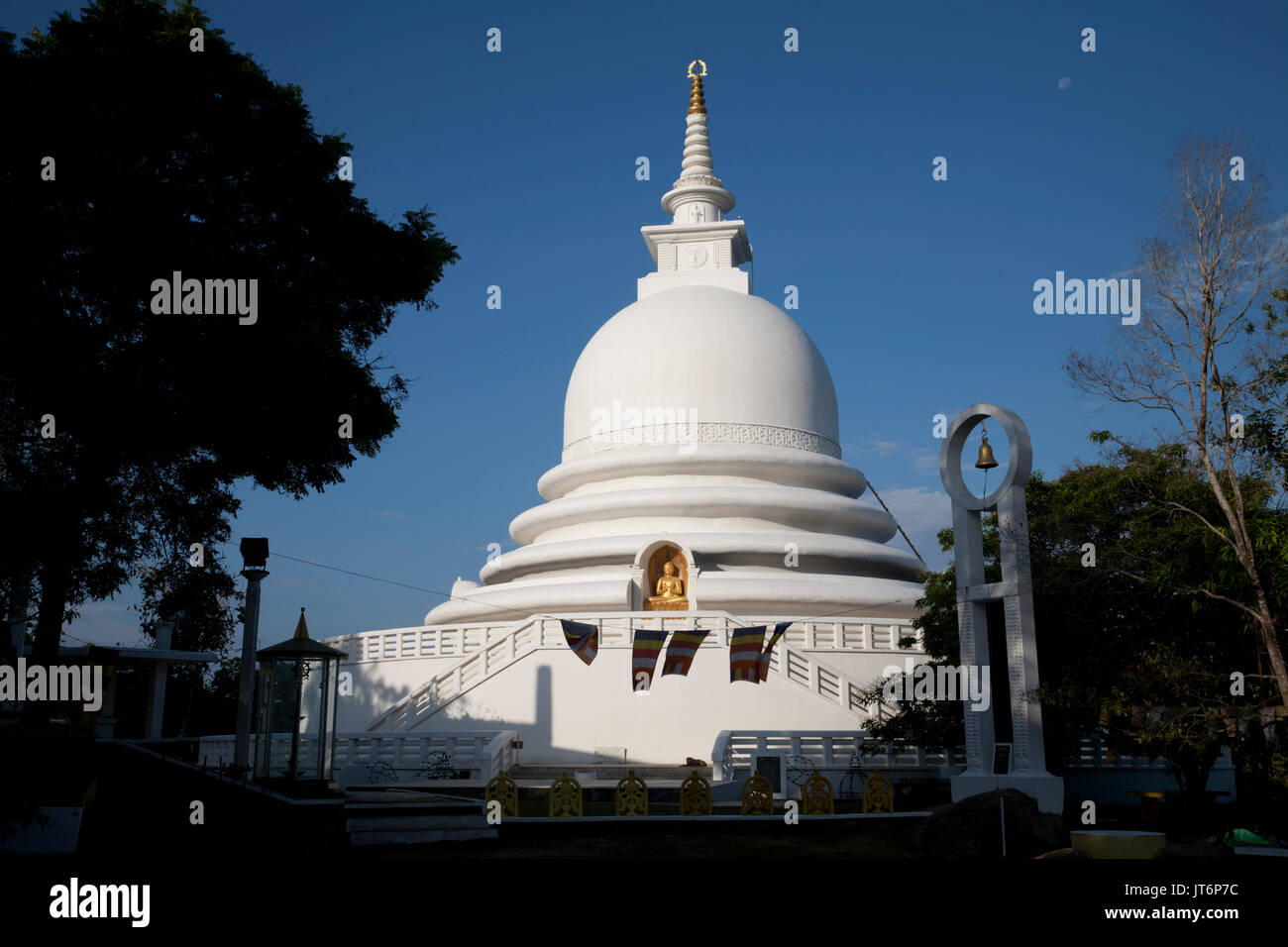 peace pagoda rumassala hillside southern province sri lanka Stock Photo ...
