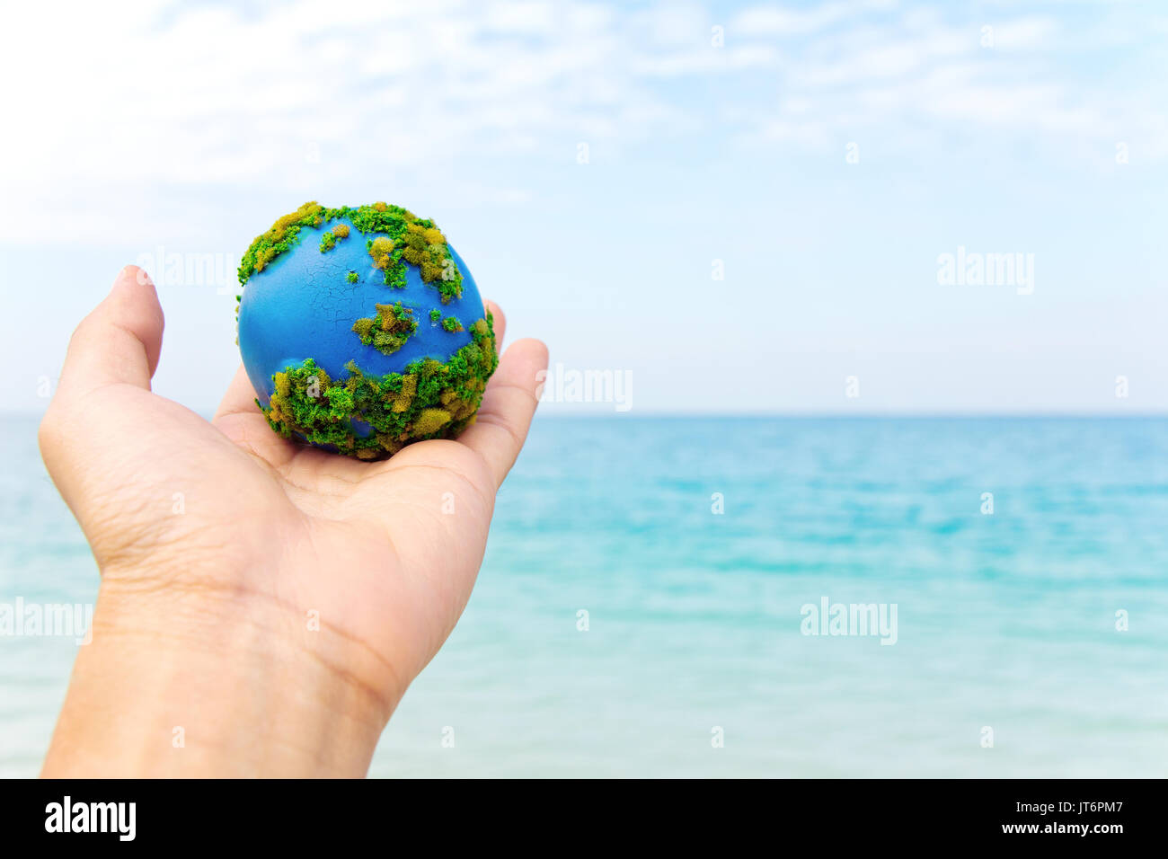 Hands and Earth Concept Save green planet Stock Photo - Alamy