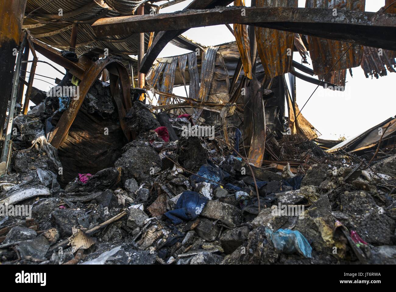Fire damage plastic windows hi-res stock photography and images - Alamy
