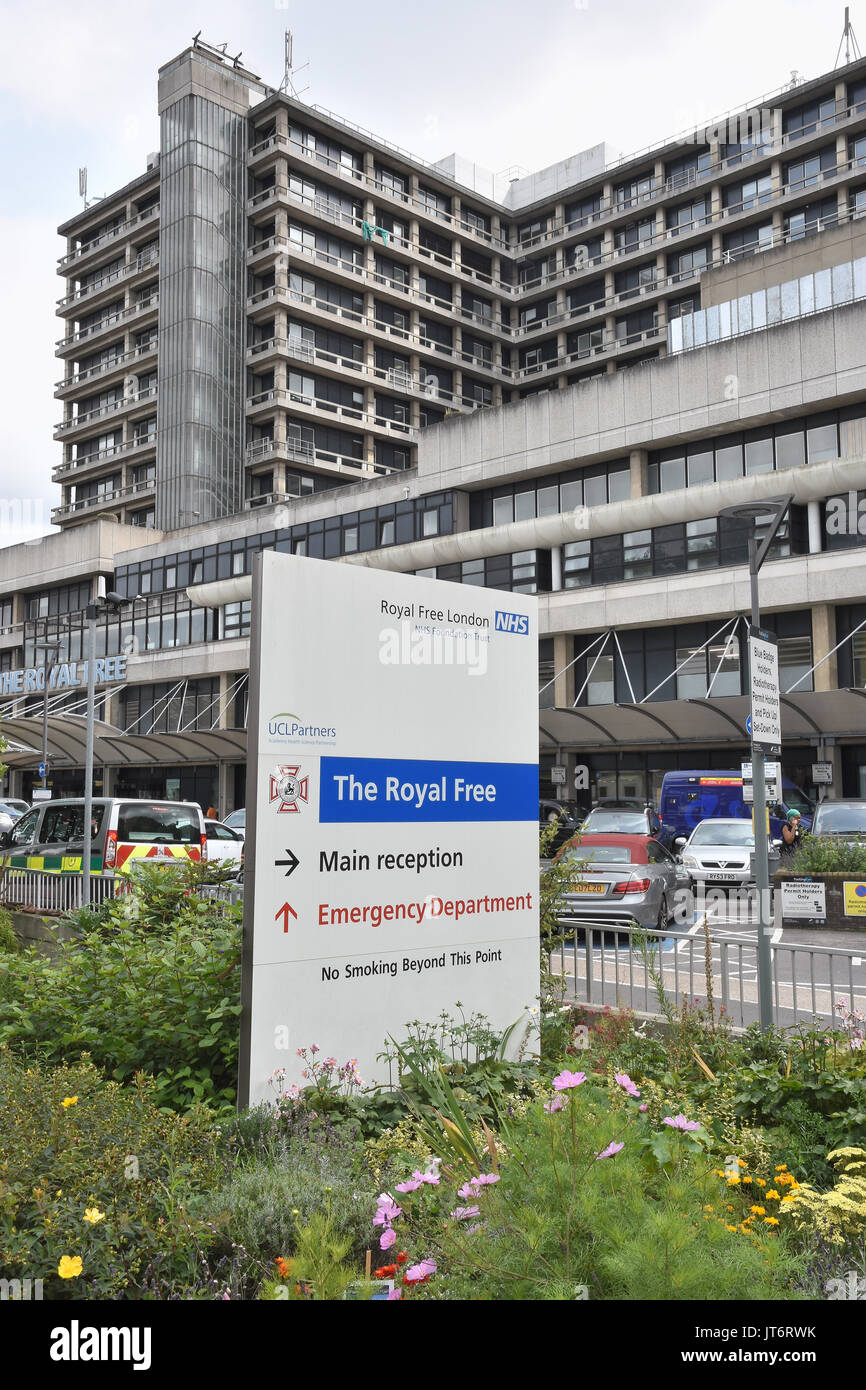 Hampstead royal free hospital hi-res stock photography and images - Alamy