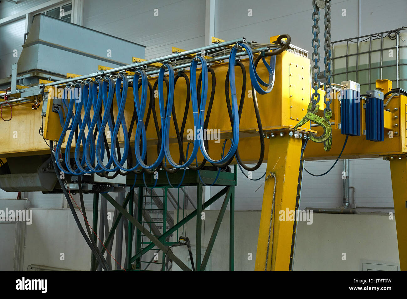 Manufacturing concrete slabs. reinforced concrete production Stock ...