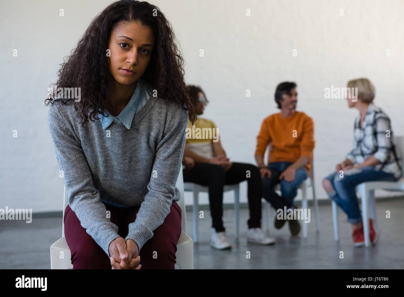 Friends Talking Serious