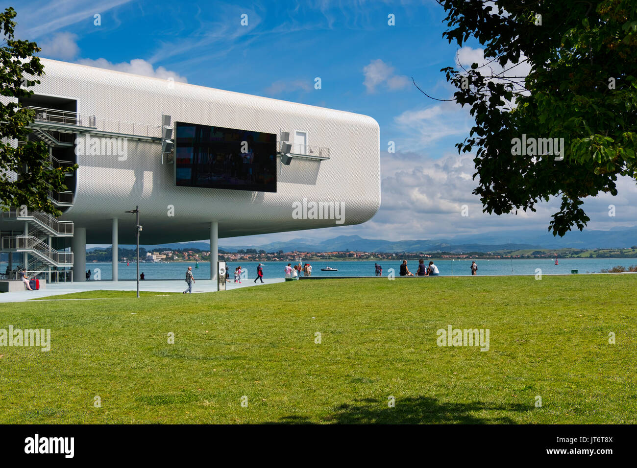 Botin Center Museum Art and Culture. Botin Foundation, architect Renzo ...