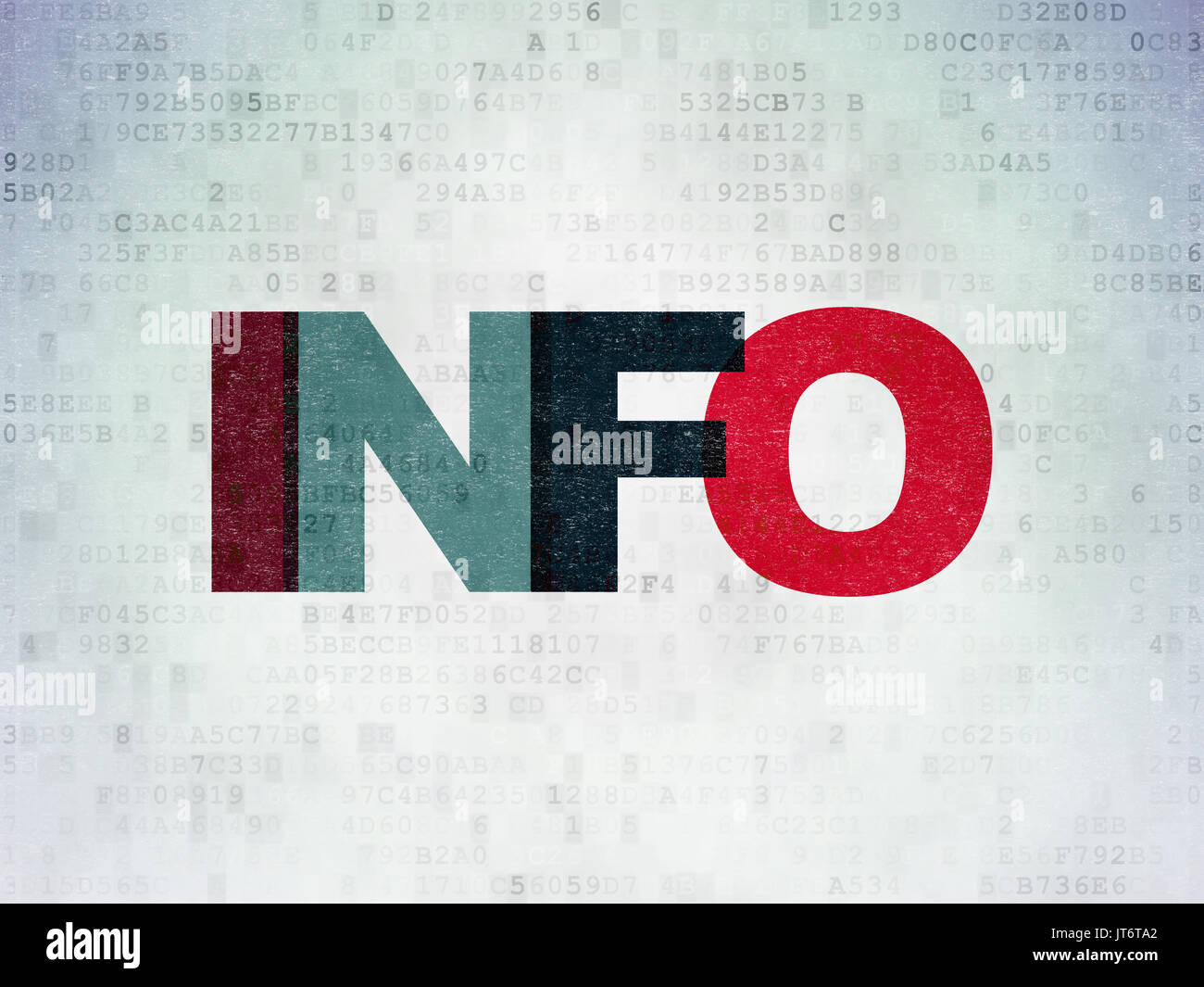 Information concept: Info on Digital Data Paper background Stock Photo ...