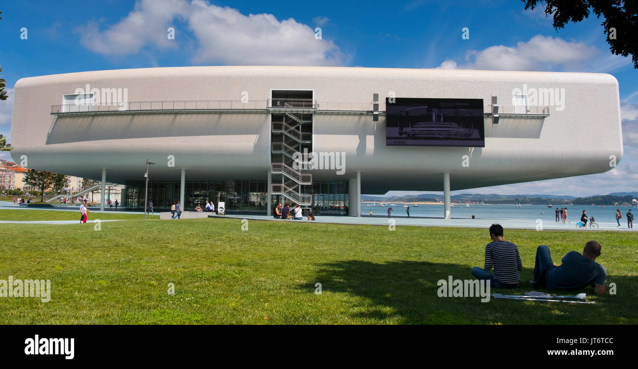 Botin Center Museum Art and Culture. Botin Foundation, architect Renzo ...