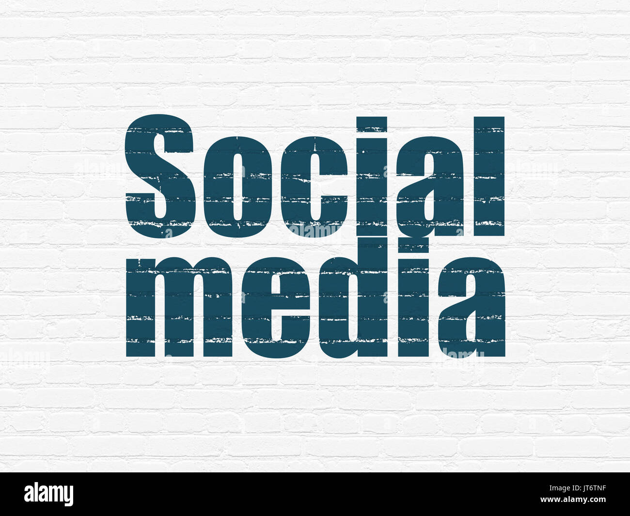 Social network concept: Social Media on wall background Stock Photo - Alamy