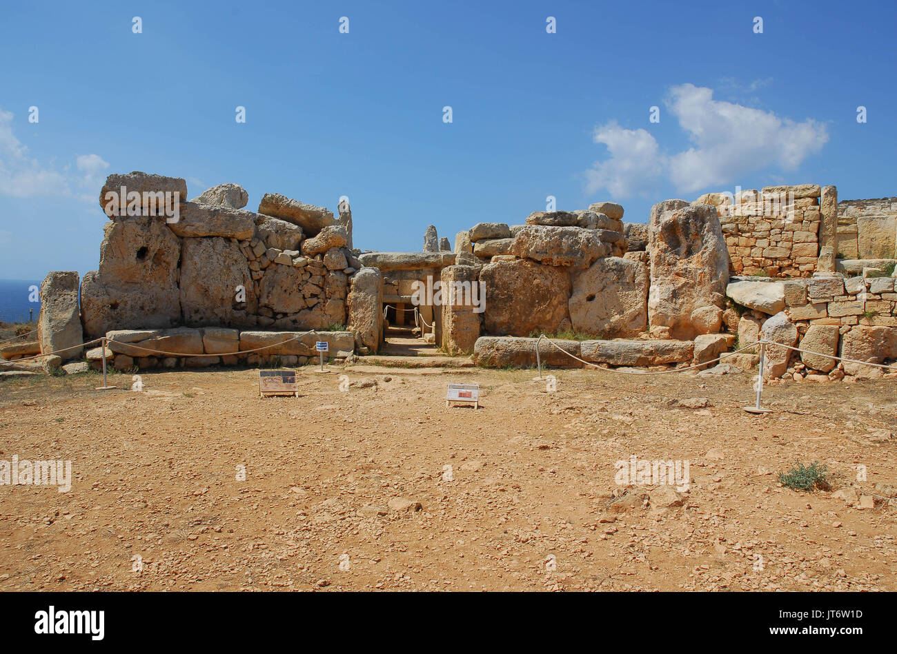 Mnajdra megalithic complex,Malta Stock Photo - Alamy