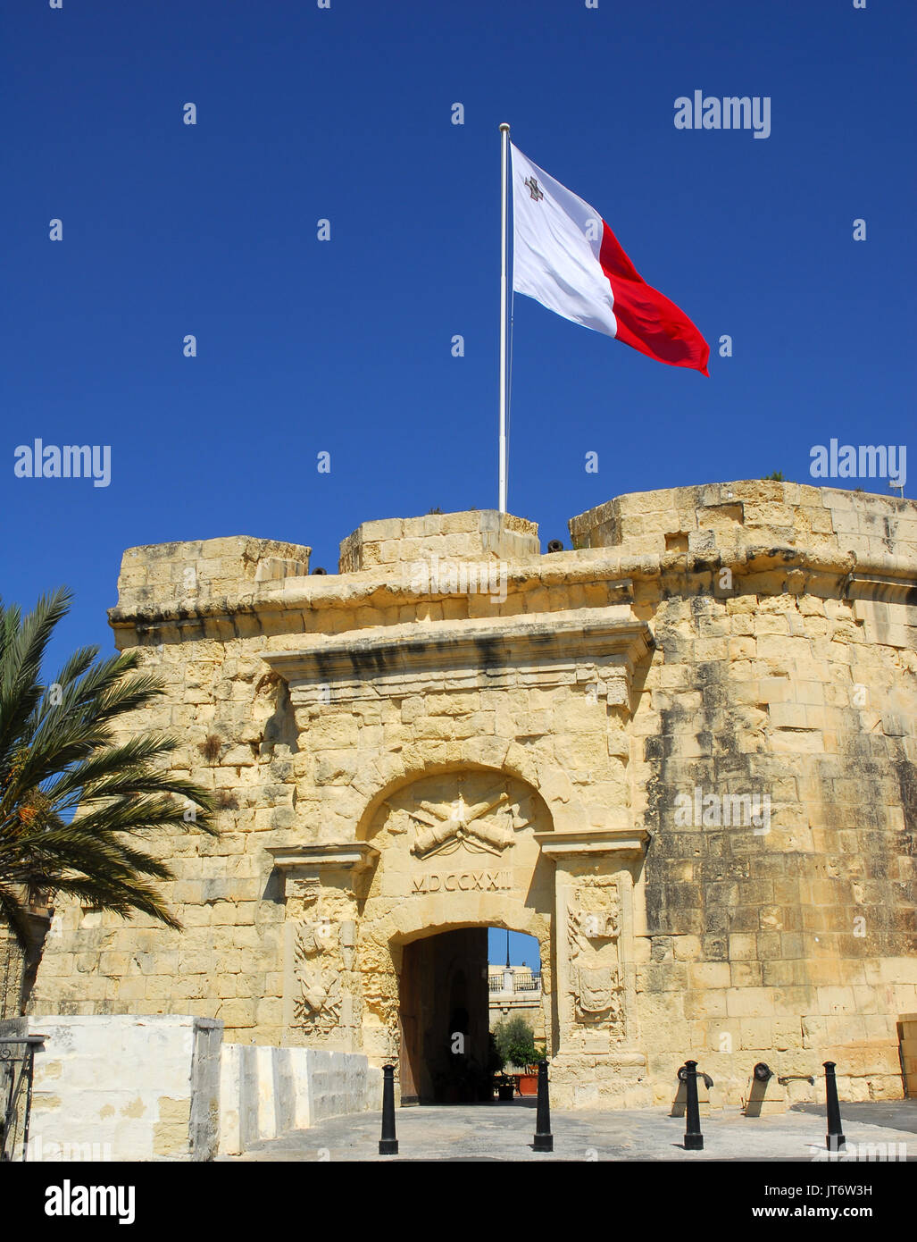 Couvre Porte Gate,Birgu ,Malta Stock Photo - Alamy