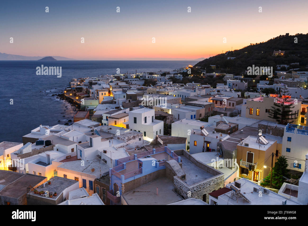 Mandraki view nisyros dodecanese greece hi-res stock photography and ...