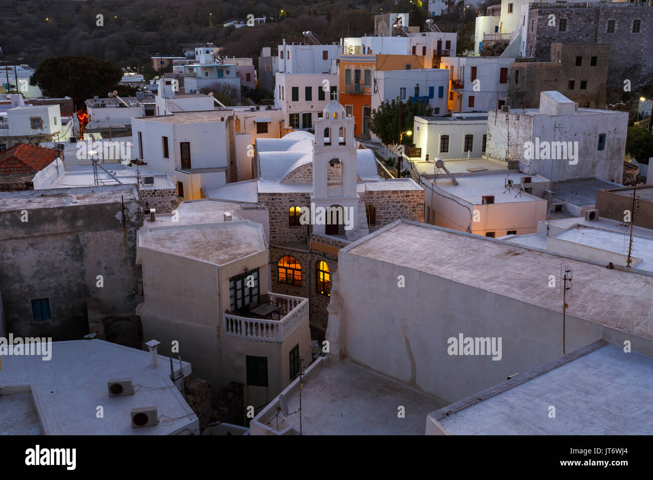 Mandraki view nisyros dodecanese greece hi-res stock photography and ...