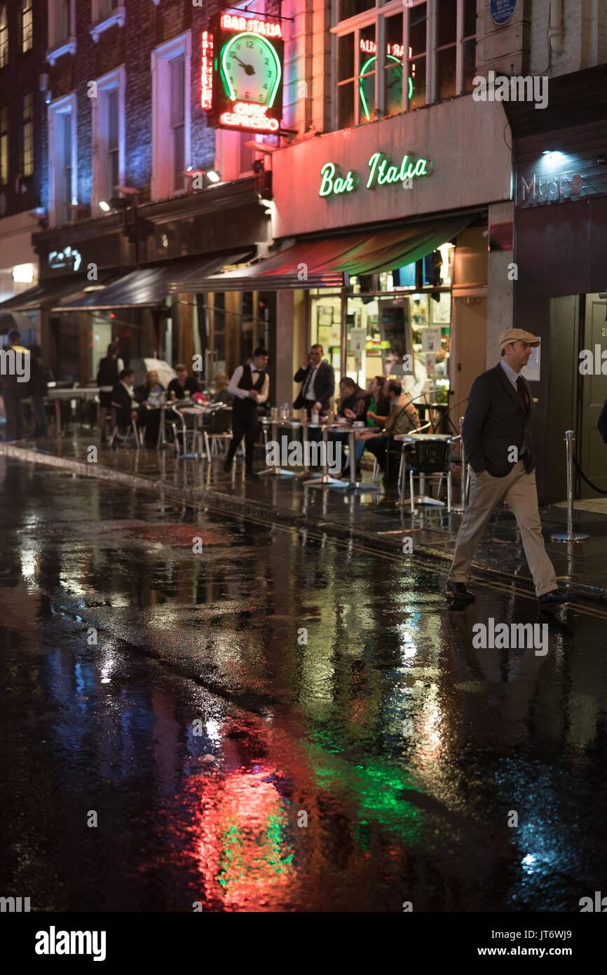 Soho night london bar hi-res stock photography and images - Alamy