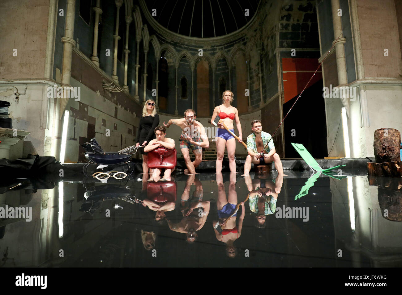 (Left to right) Elin Phillips, Christopher Elson, Gethin Alderman ...