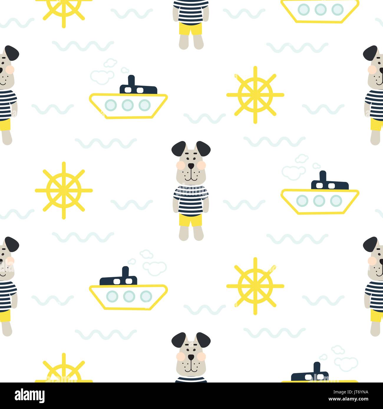 Boy girl toy dog Stock Vector Images - Alamy