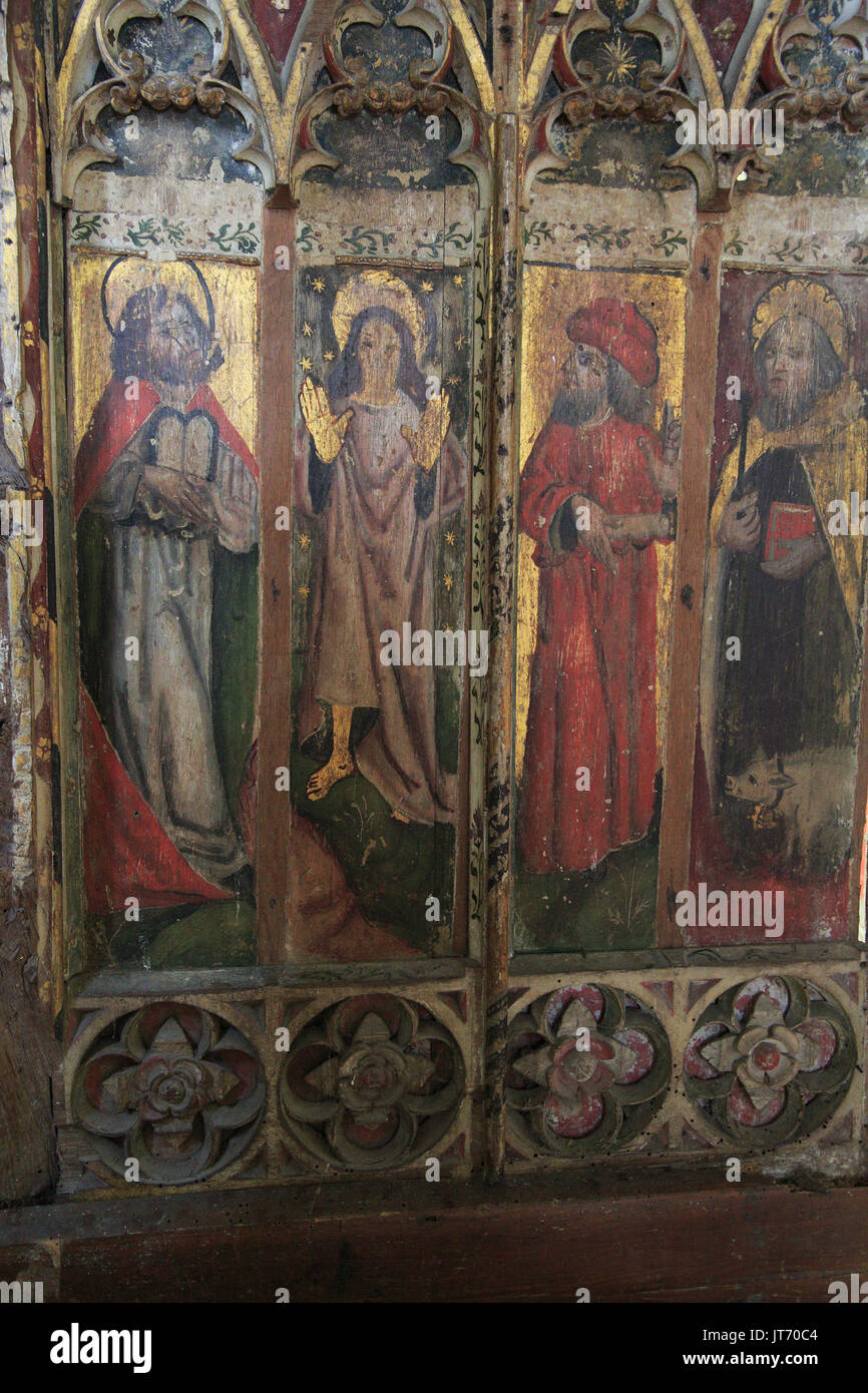 The Transfiguration of Christ, medieval rood screen paintings, St ...