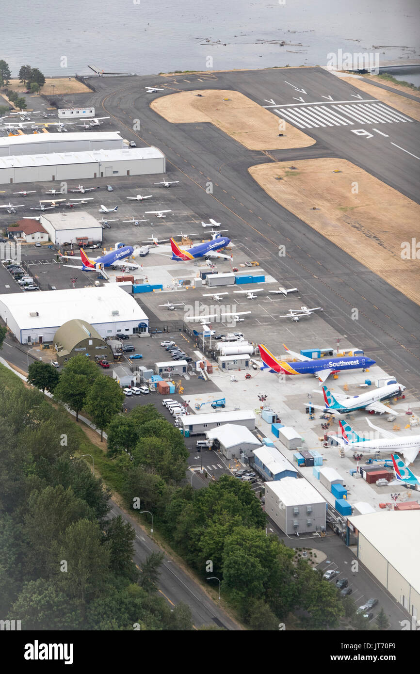 Renton boeing plant hi-res stock photography and images - Alamy