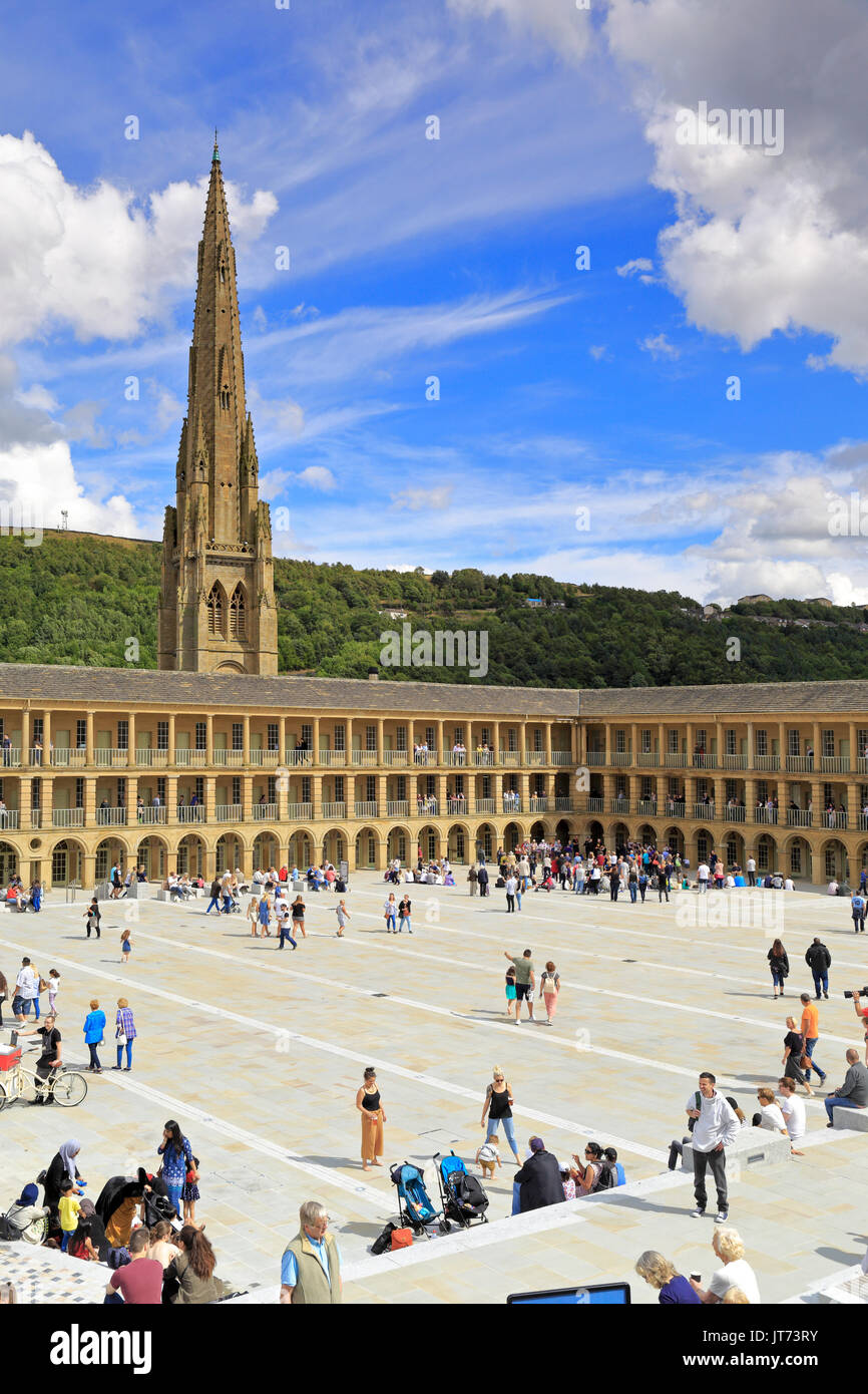 Recently opened Piece Hall after a £19 million conservation and ...