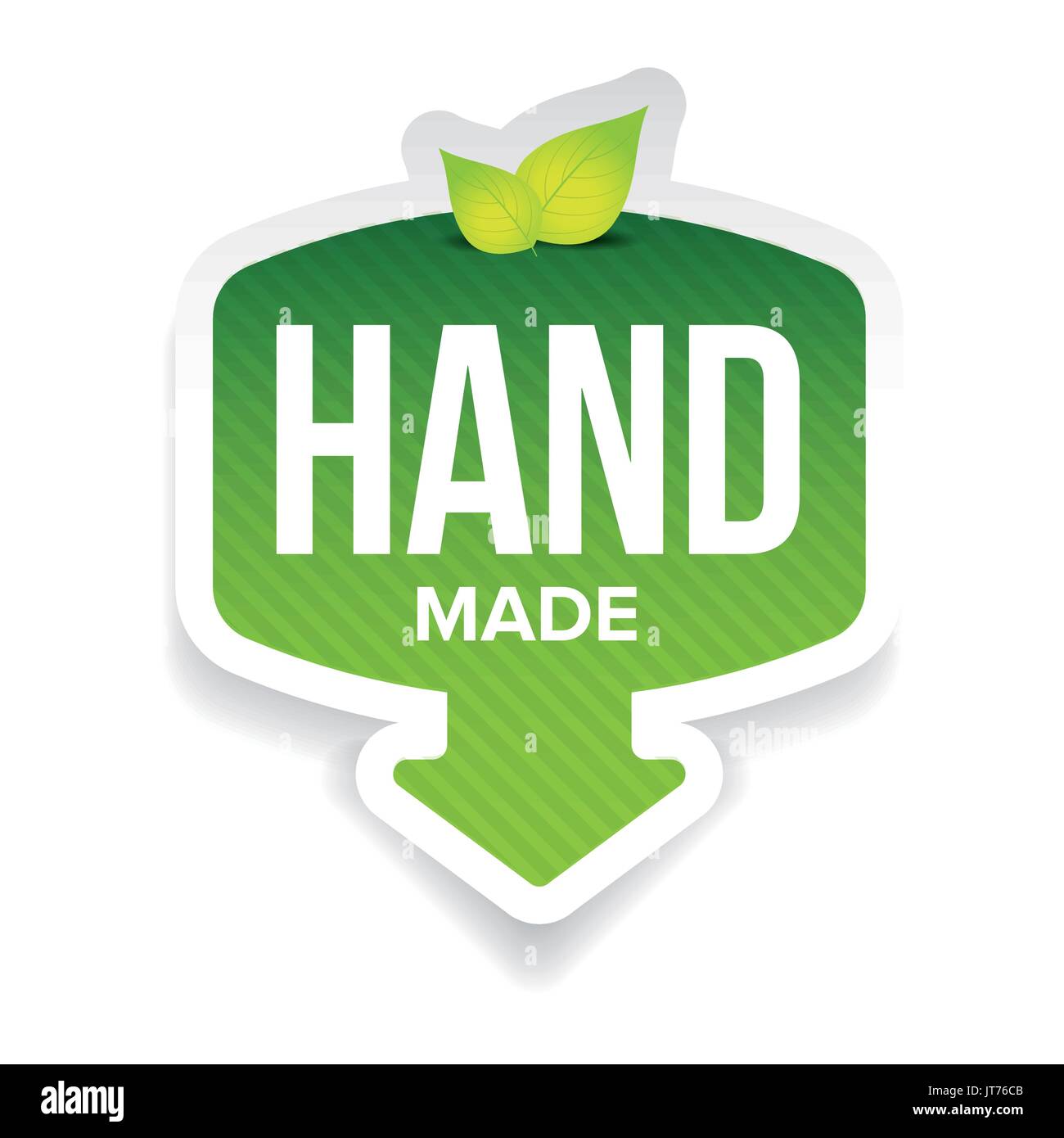 Handmade product logo Stock Vector Images - Alamy