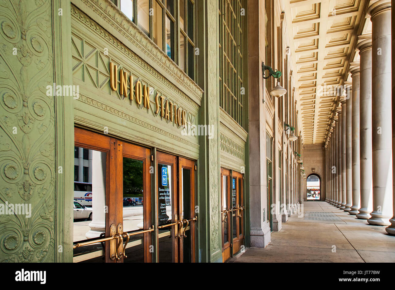 Downtown chicago buildings and skyline Stock Photo - Alamy