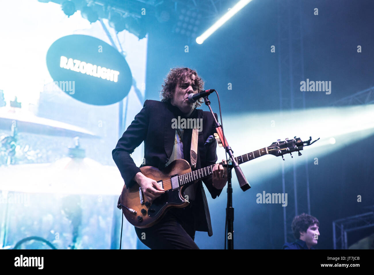 Johnny borrell of razorlight hi-res stock photography and images - Alamy