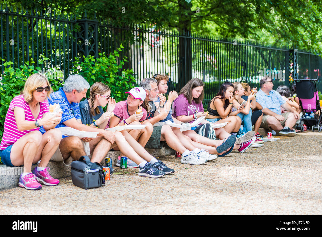 Obese people eating hi-res stock photography and images - Alamy