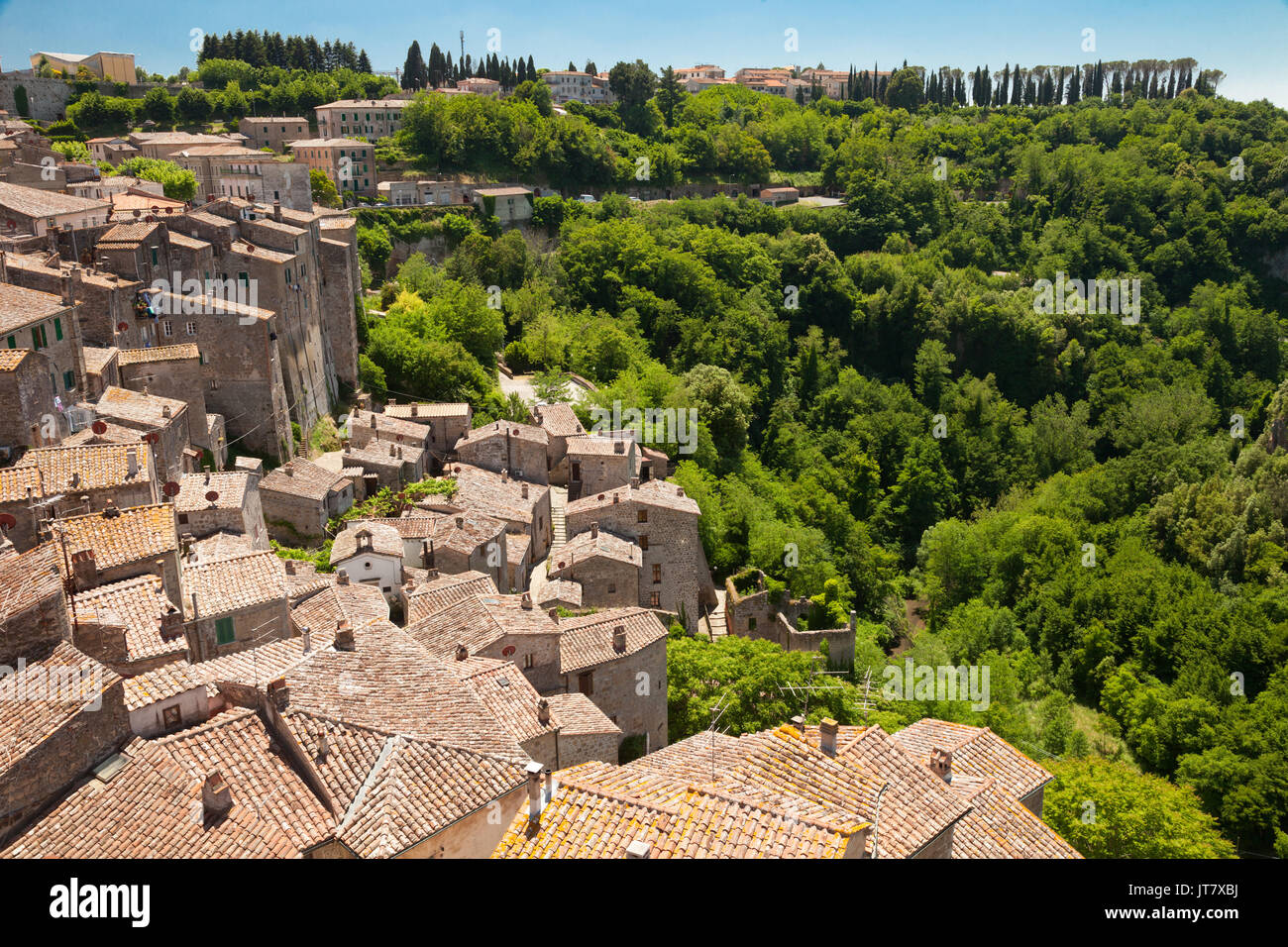 Tiled roofs small town hi-res stock photography and images - Alamy
