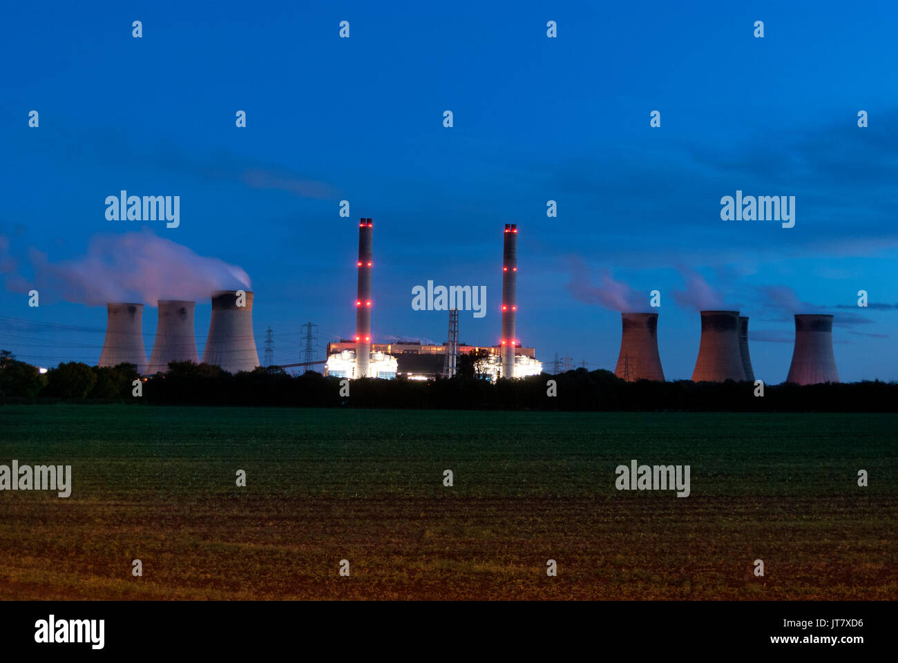 Power Station, Cooling Towers, Hyperboloid Cooling Tower, Producing ...